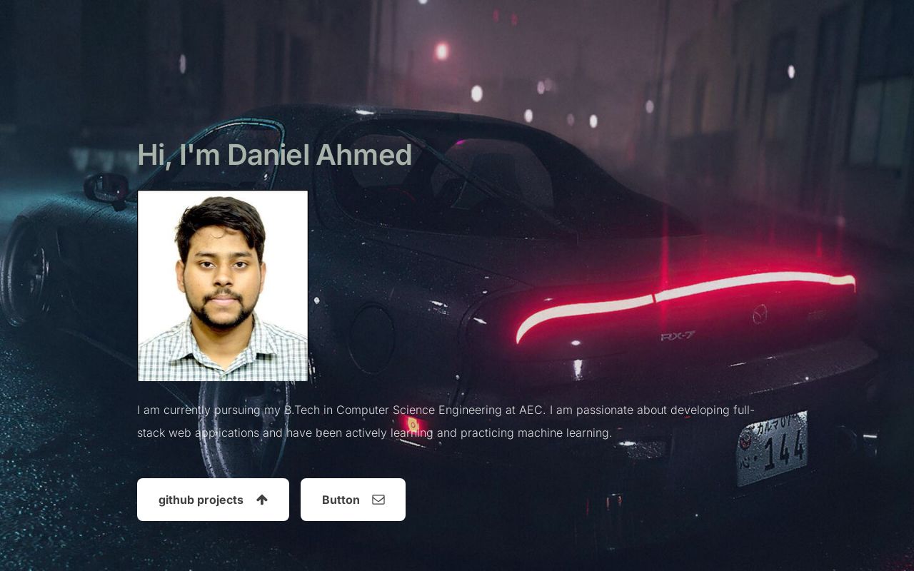Daniel Ahmed's portfolio
